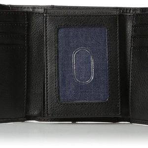Lee | Accessories | Mens Wallet Trifold Lee Black Leather Rfid Block ...